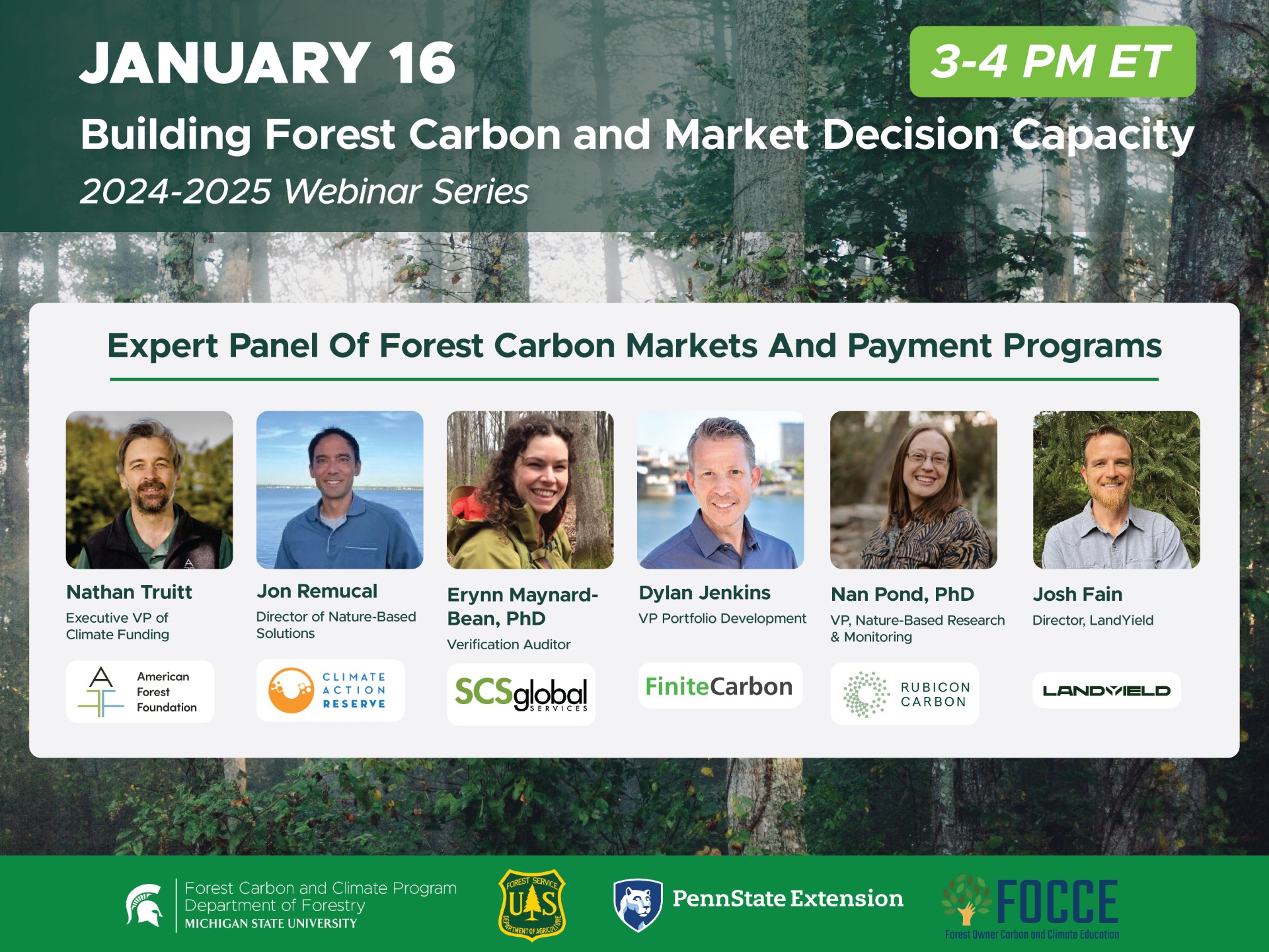 Webinars - Forest Economics and Resource Management (FERM) Lab