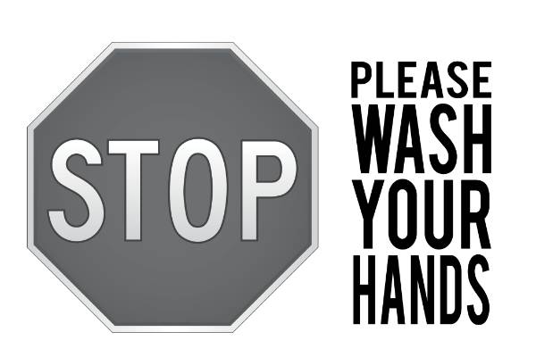 SIGN - Stop: Please Wash Your Hands - MSU Extension