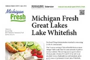 Michigan Fresh: Great Lakes Lake Whitefish - MSU Extension