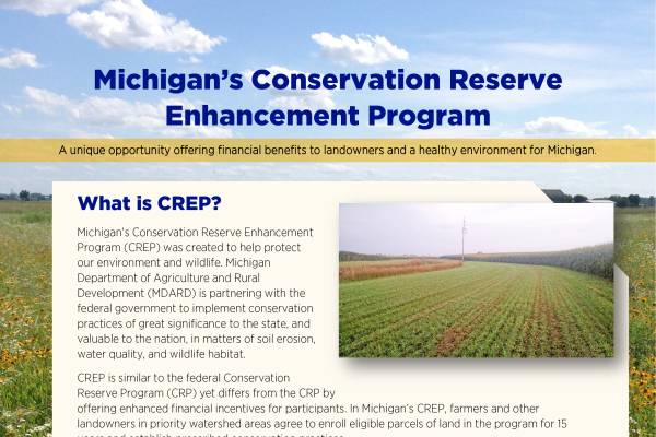 CREP Flyer - Conservation Reserve Enhancement Program