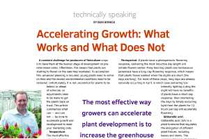 Accelerating growth: What works and what does not - Floriculture ...