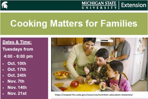Cooking Matters for Families - Irons Community Center - Lake County