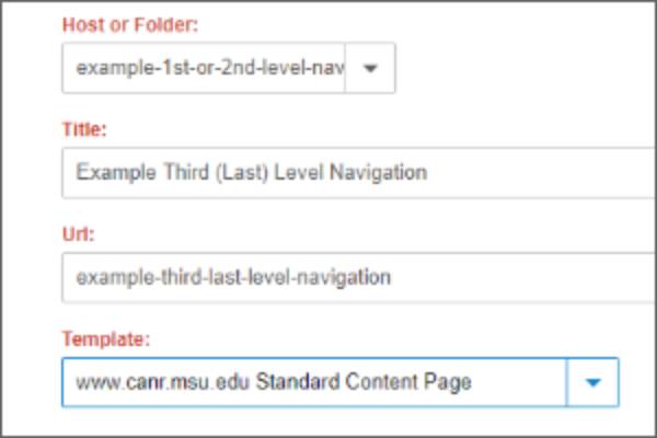 Creating Sub-Page Navigation Menu Links in dotCMS - Web Team