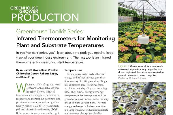 Infrared Thermometers for Monitoring Plant and Substrate Temperatures ...