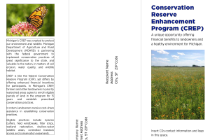 CREP Flyer - Conservation Reserve Enhancement Program