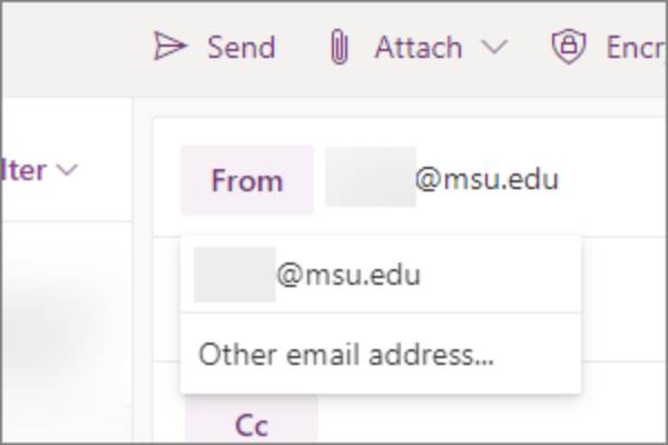 Sending from an Alternate Email Address in Spartan Mail Online (Office ...