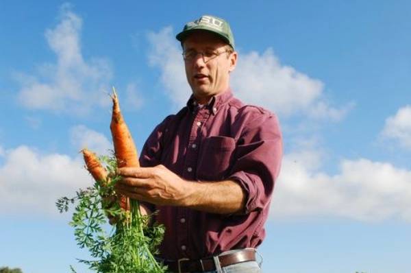 Dr. Daniel Brainard appreciates the amazing variety of crops, scales ...