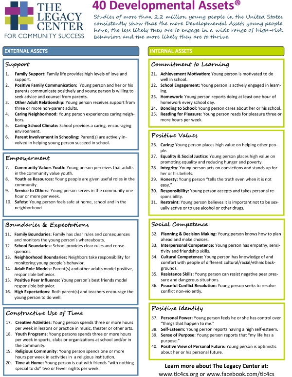 Michigan 4-H helps youth build Developmental Assets – Part 1 - MSU ...