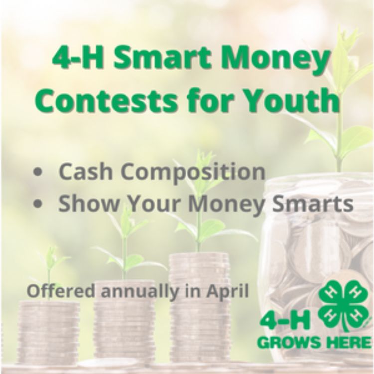 4-H Smart Money Contests for youth pay off - 4-H Youth Money Management
