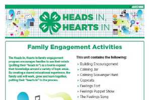 Heads In, Hearts In: Family Engagement Activities - 4-H