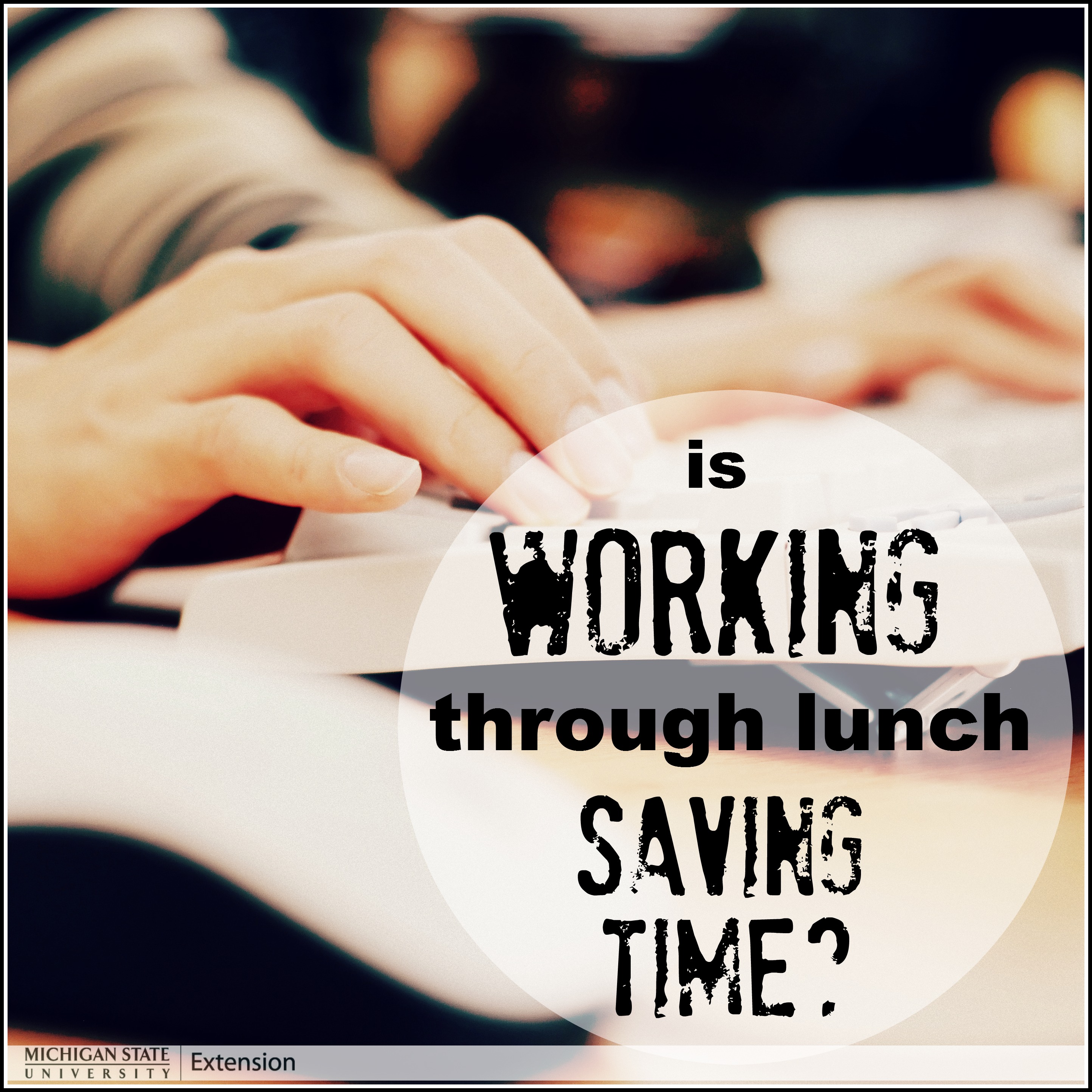 Lunch Time At Work
