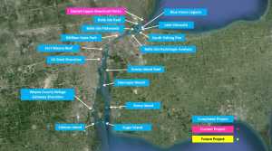 Detroit River habitat projects nearing completion - Michigan Sea Grant