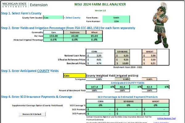 MSU Farm Bill Analyzer 2024 - Farm Bill
