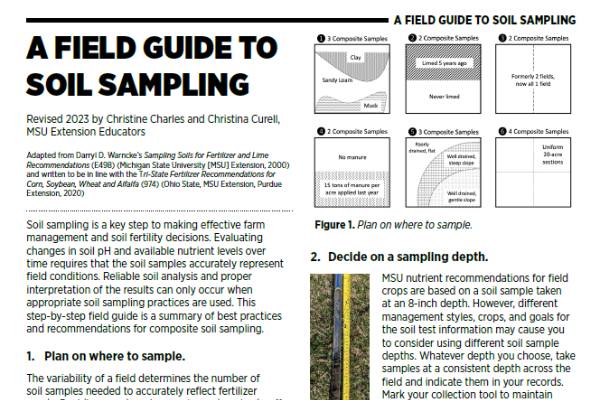A Field Guide To Soil Sampling - Soil Health