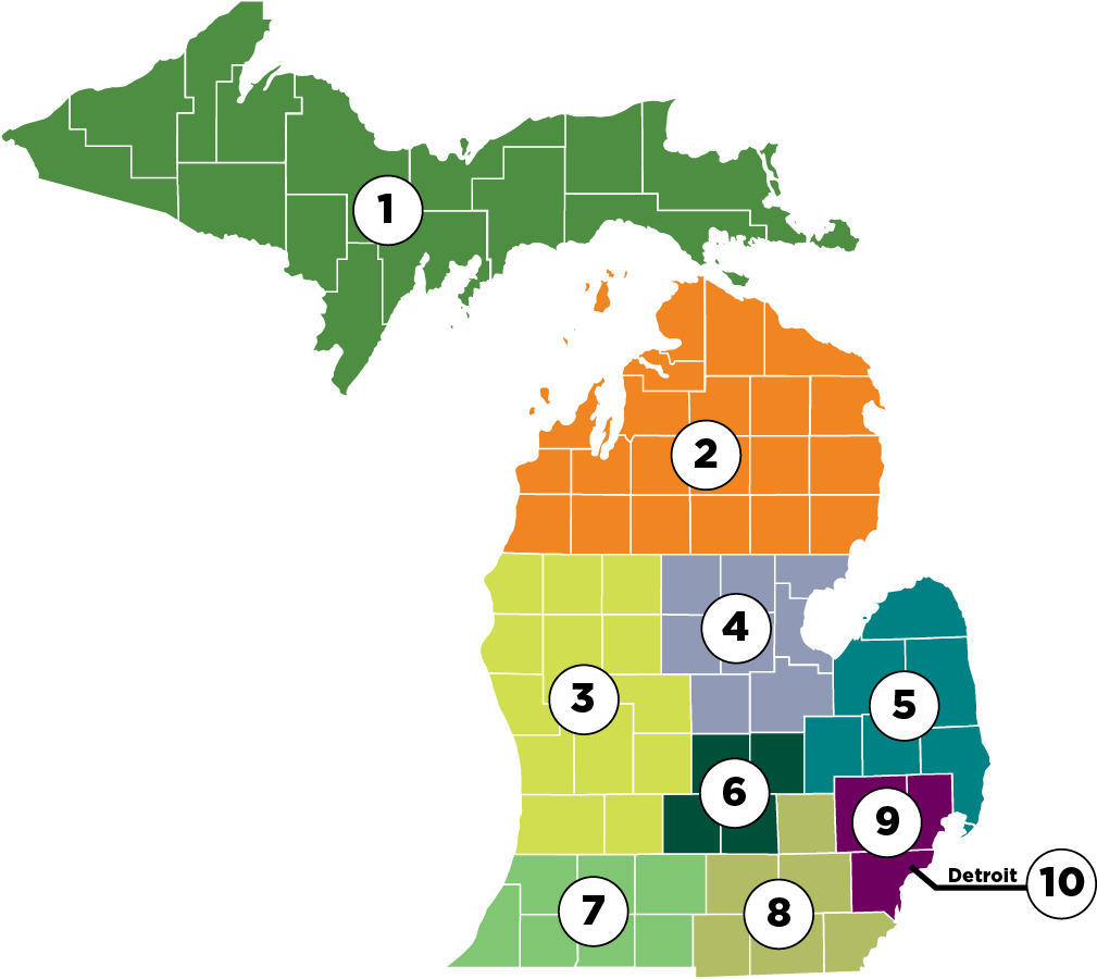 10 Cents a Meal 2021-2022 Grantees and Their Counties by MASA Regions ...