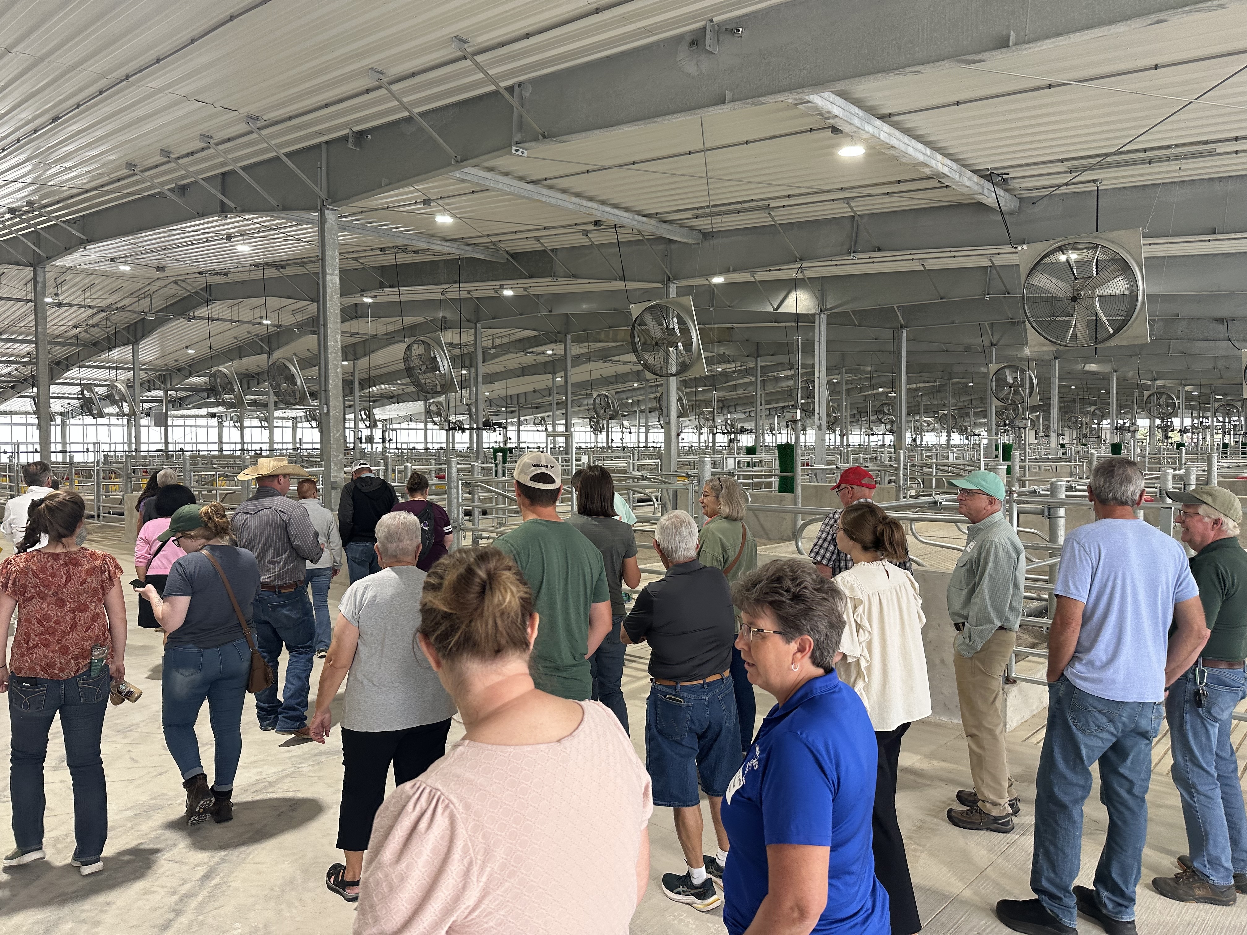 MSU hosts tour of new Dairy Cattle Teaching and Research Center ...