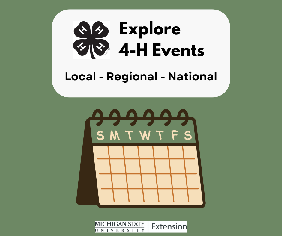 4-H State, Regional & National Events - Saginaw County