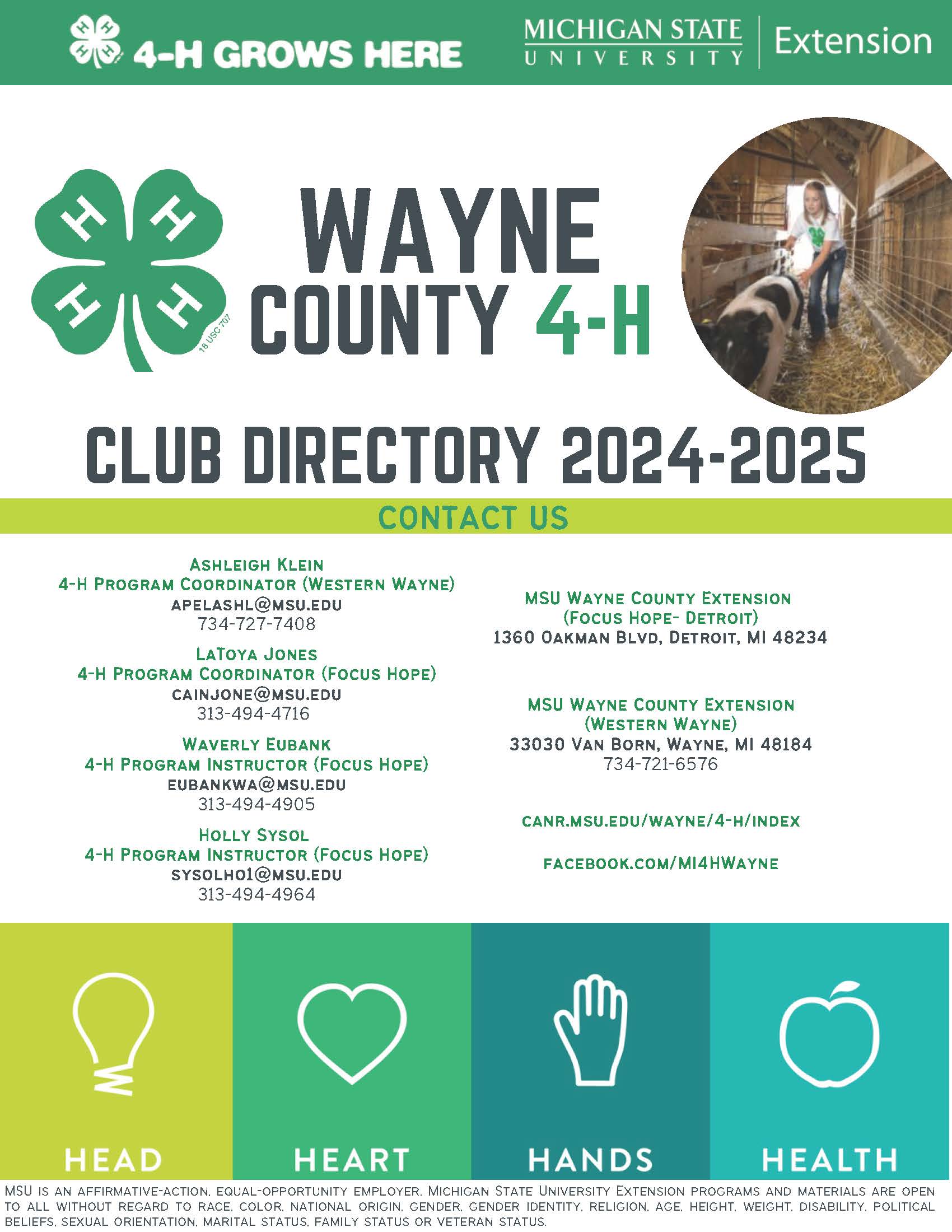 Wayne County Club Directory - Wayne County