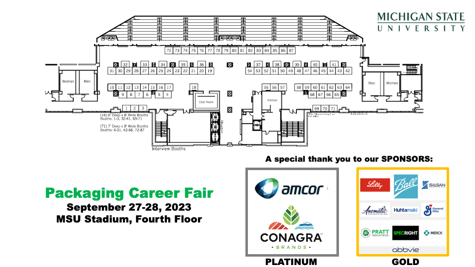 Career Fair Map - School of Packaging