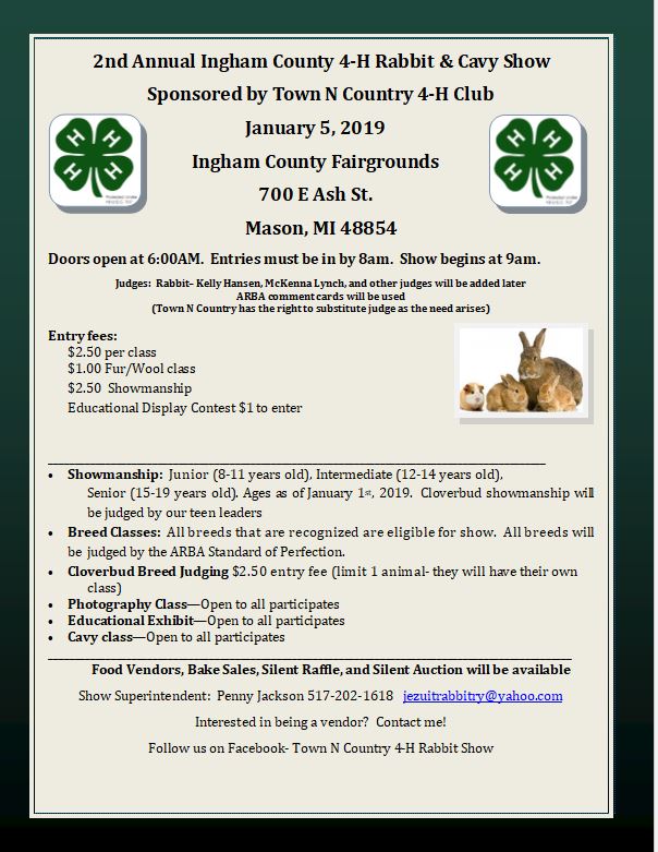 Rabbits - Ingham County