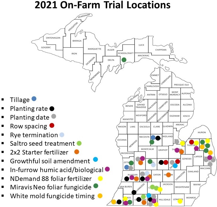 2021 Michigan Soybean On-farm Research Report is available - Soybeans