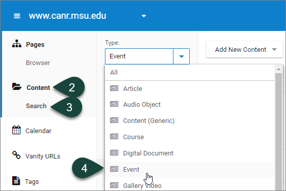 How to Create an Event in dotCMS - ANR Technology Services